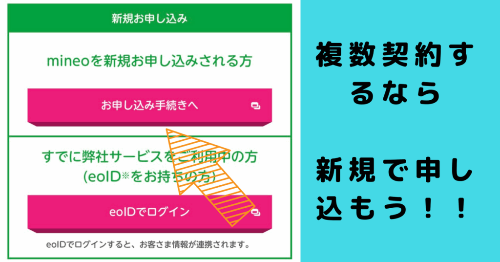 eoIDとは？mineoで複数回線契約するならeoIDは別個にした方がお得！？ | シムネクスト